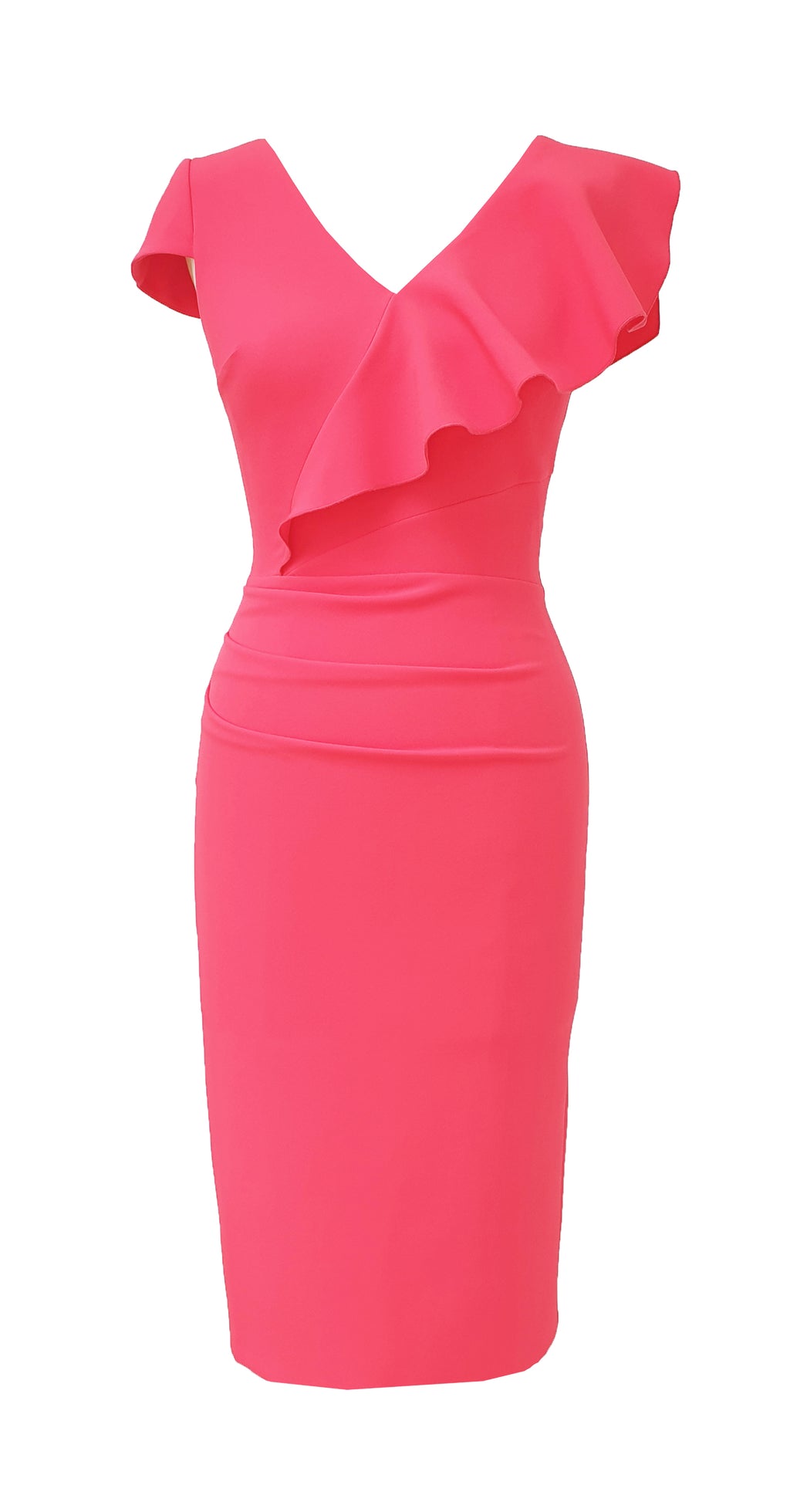 Arina Dress DRC354 Coral Crush Colour – MELLARIS